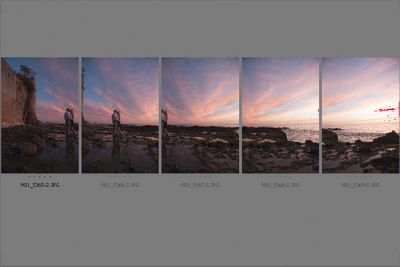 Panoramic Sunset Portrait - How We Shot It