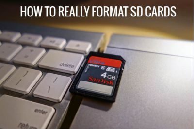 How To Really Format SD Cards For Optimal Performance