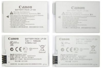 Camera Batteries: Can You Spot the Fake?