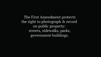 The First Amendment: What Photographers Need to Know (And What To Do If ...