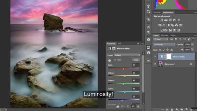 Photoshop Trick Using the BW Adjustment Layer To Brilliantly Alter Color