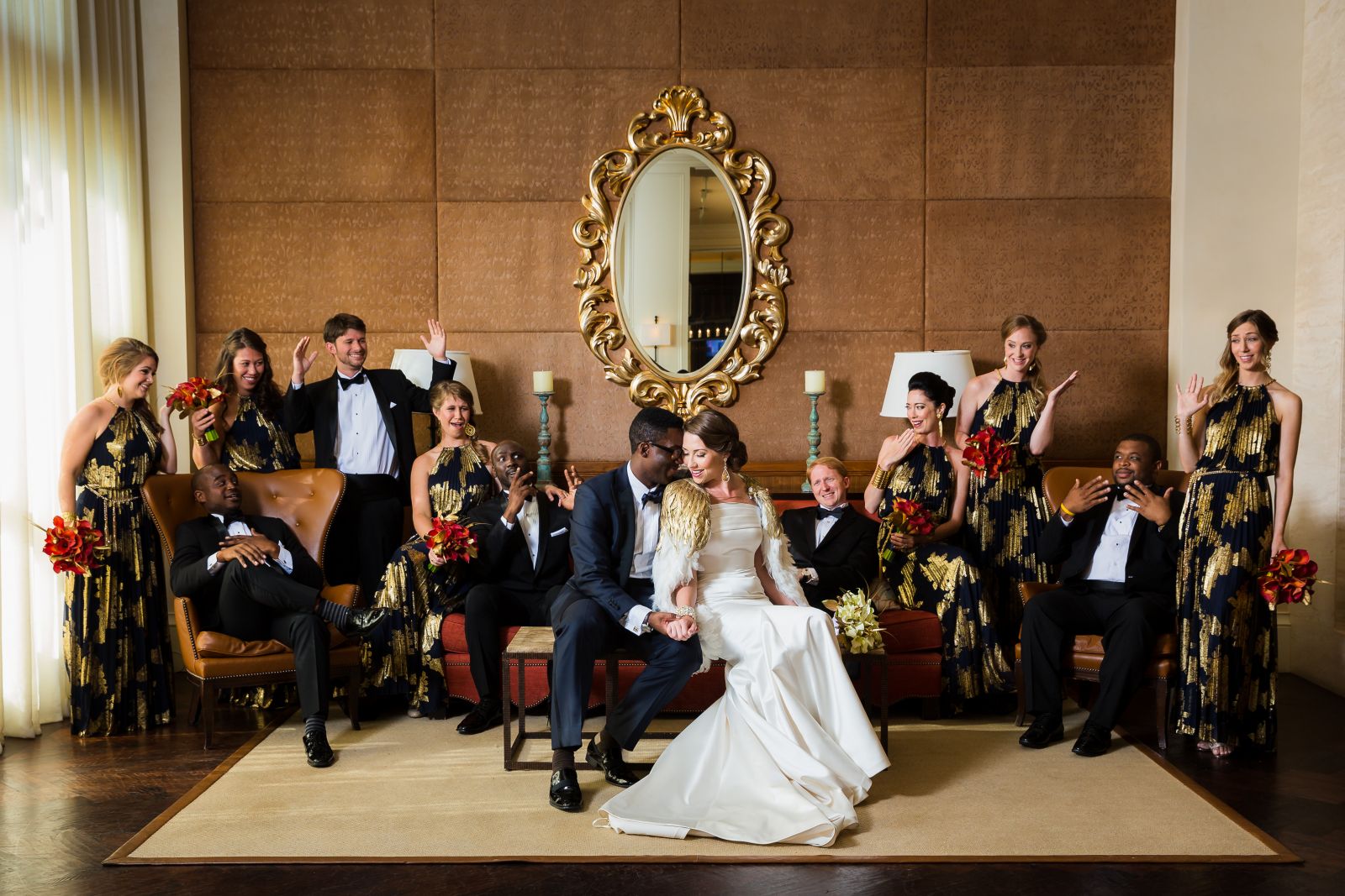 Editorial Bridal Party Portraits With The Profoto OCF Beauty Dish