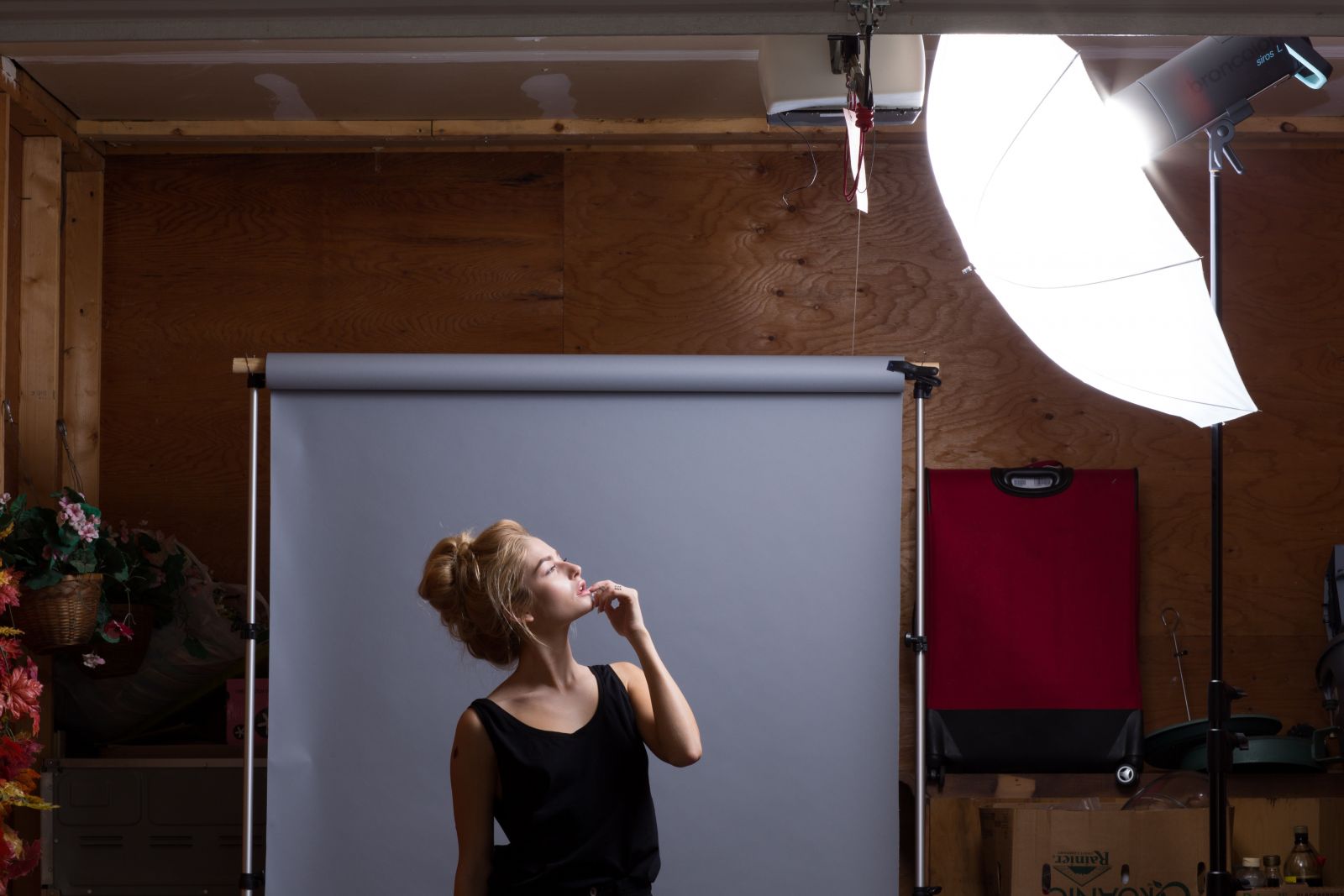 How I Shot It - Simple One Light Portrait Studio Setup in a Garage