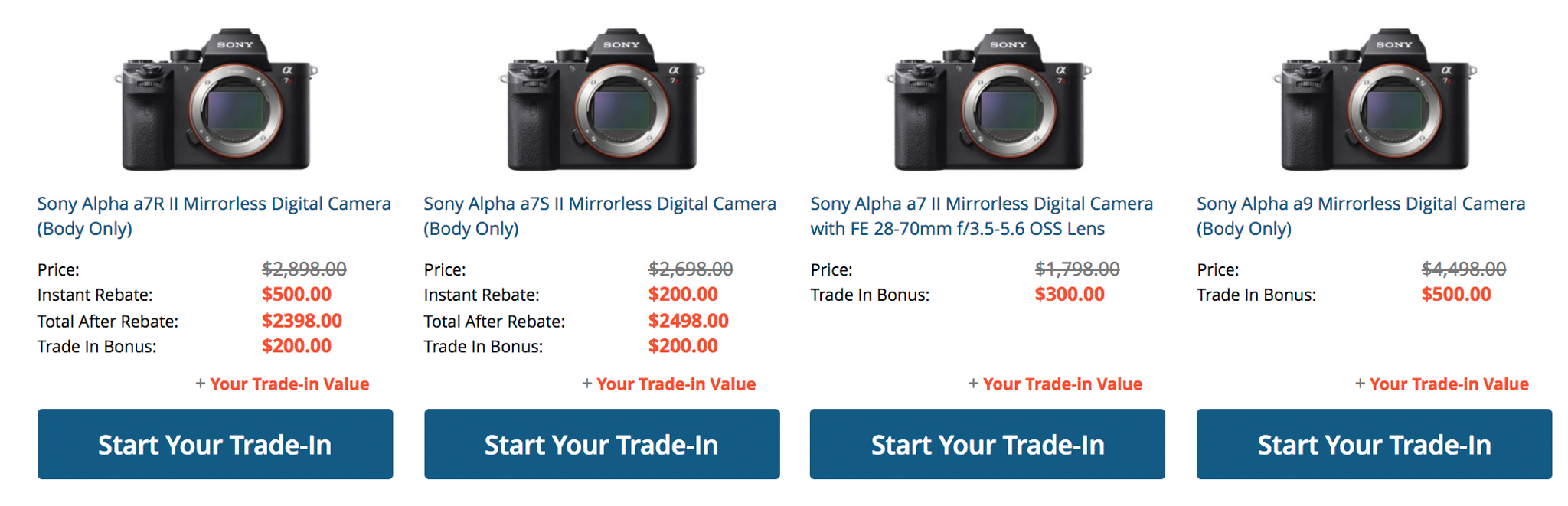 Sony Trade-In Savings Event | Instant Rebates + Trade-In Bonus + Trade ...