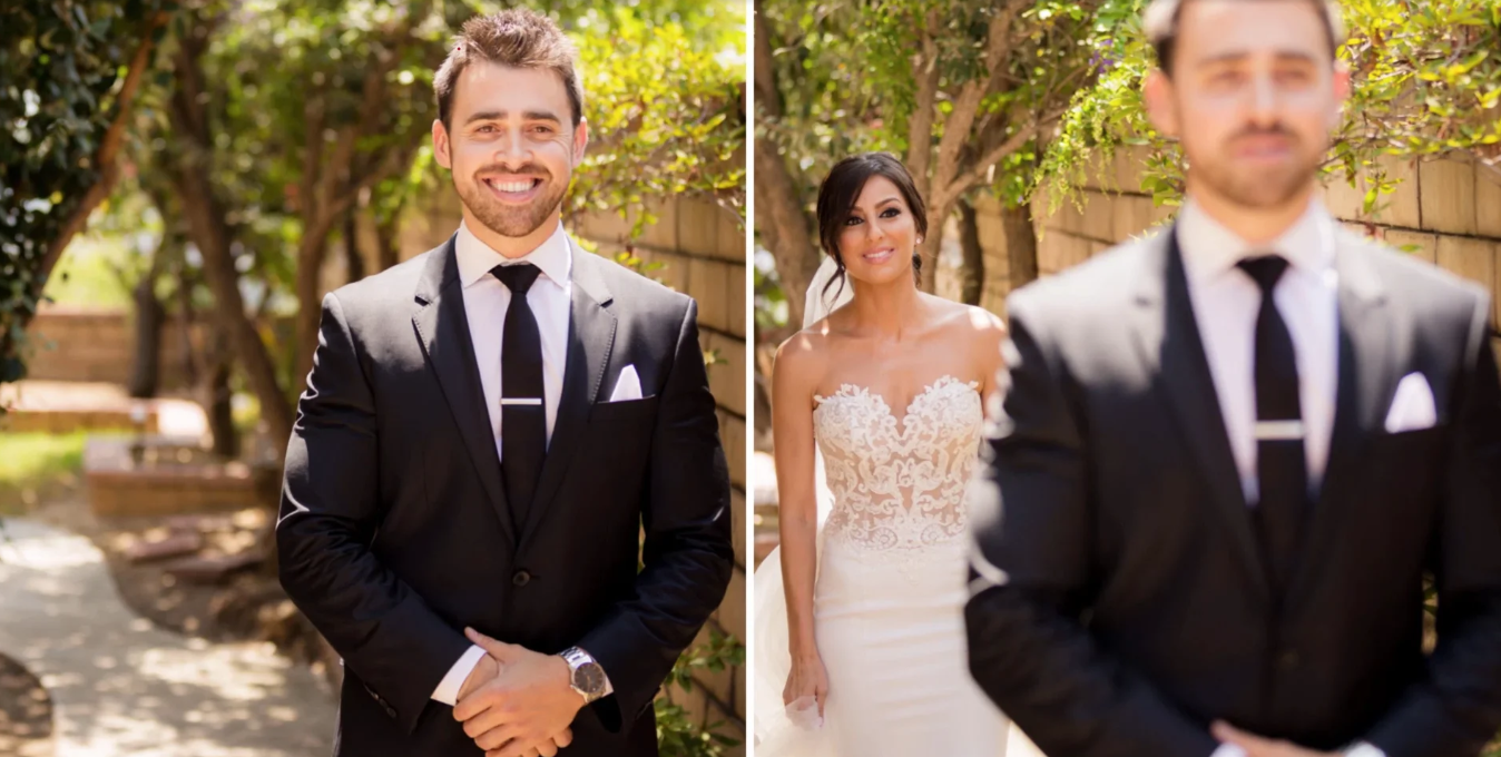 How To Master The Bride And Groom's First Look | Wedding Photography ...