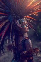 Photographer Recreates Indigenous Aztec Myths Through Cinematic Portraits
