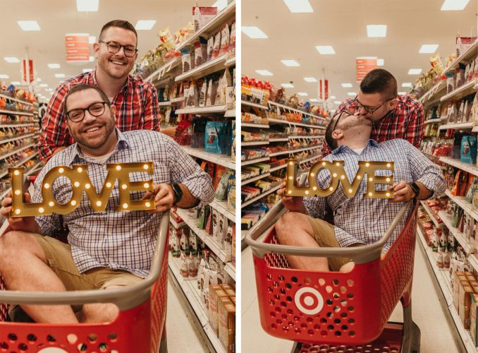 Photographer Captures Lifestyle Engagement Photos At Target