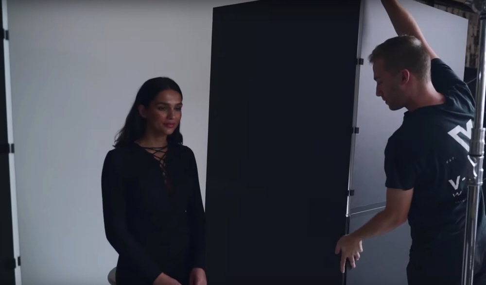 Video Tutorial: 3 Lighting Techniques Using V-Flats to Subtract Light ...