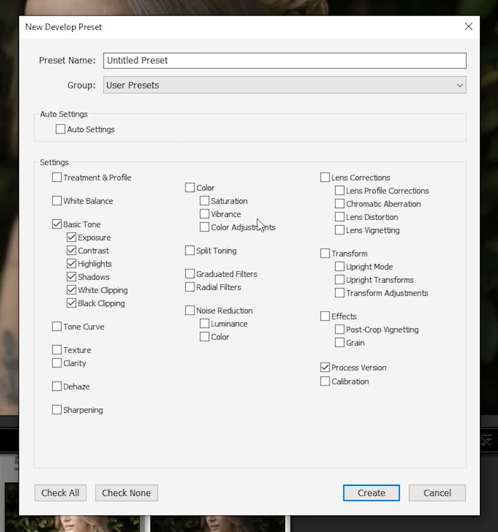 How to Dodge and Burn in Lightroom via the Dark Mode Editing Technique