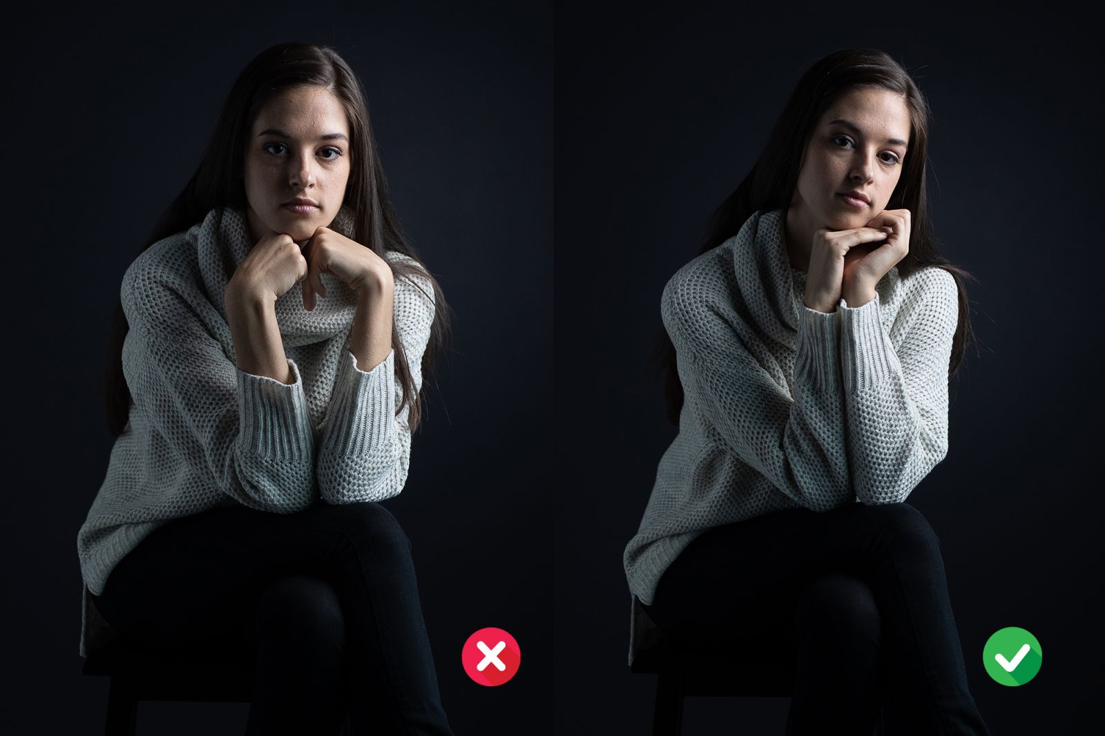 Sitting Pose Tips, Ideas and Common Mistakes