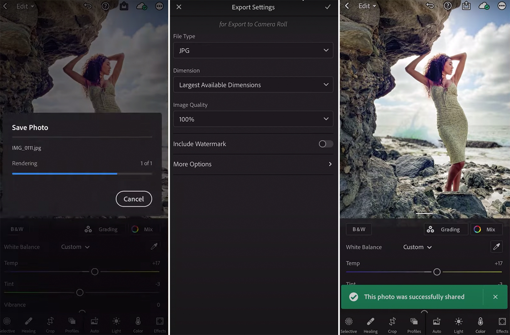 Mobile Portraits from Capture to Edit Using Adobe Lightroom Mobile