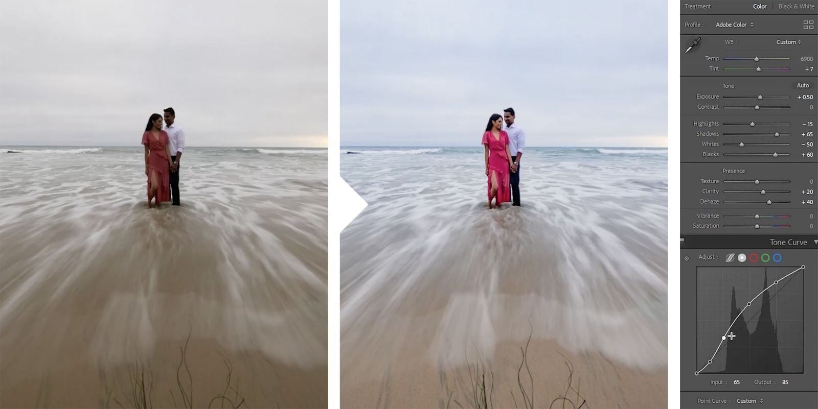 Lightroom Editing Tips for Environmental Shutter Drag Portraits
