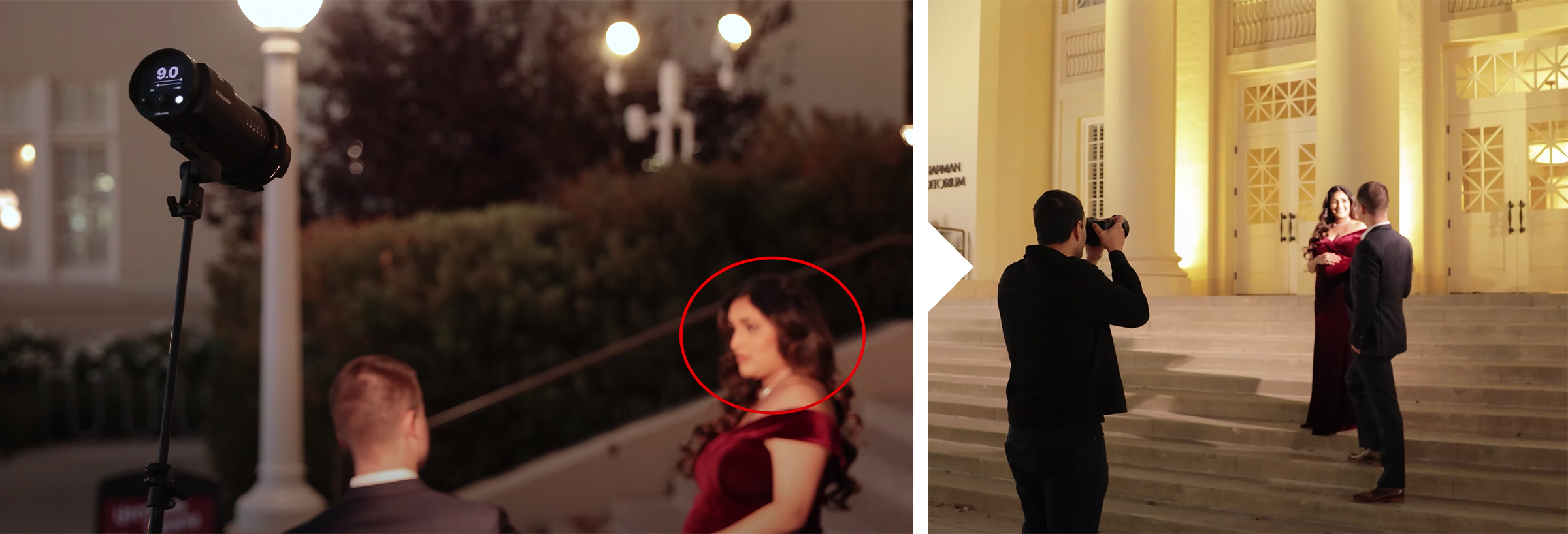 Simple Dramatic Lighting for Hollywood Style Evening Portraits