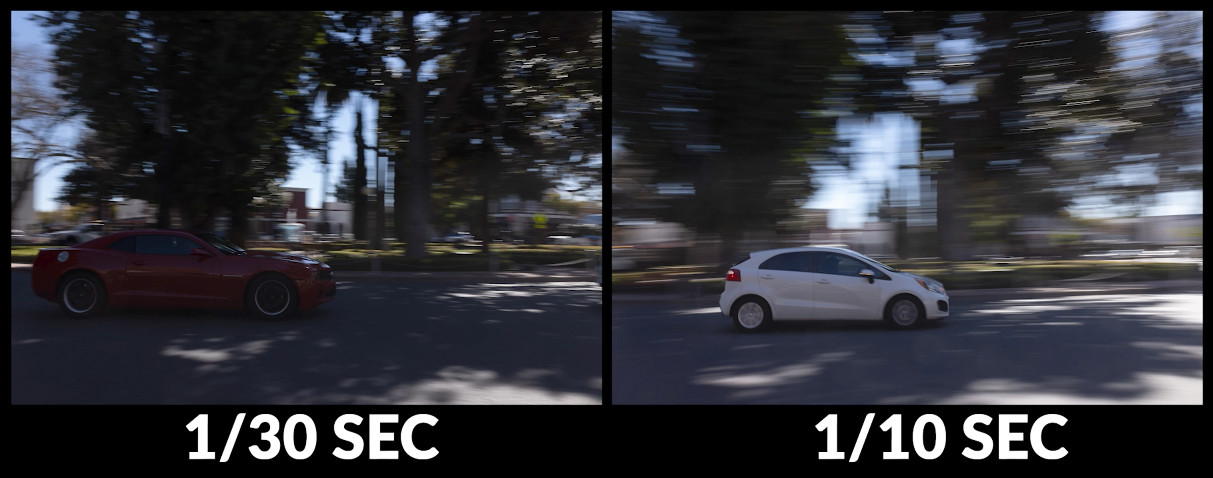 Capturing Motion Using the Shutter Drag Camera Technique