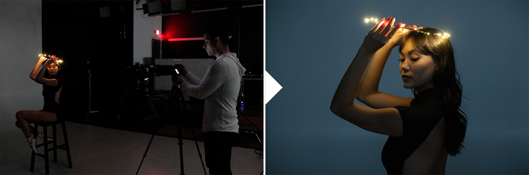 How to Create Light Painting Portraits With a DIY Light Ring