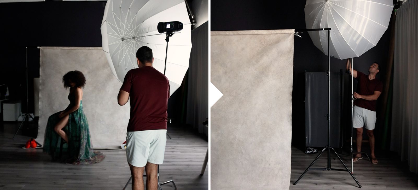 An Unconventional One Light Studio Portrait Setup