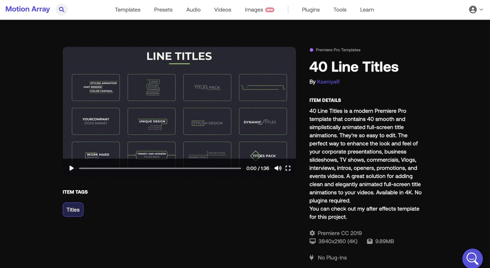 Motion Array Review | Stock Footage and More for Content Creators