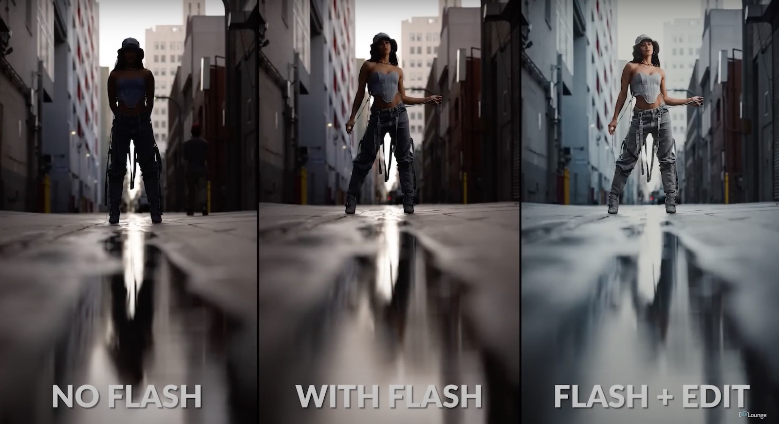 Three Simple and Creative One-Light Street Portrait Lighting Setups