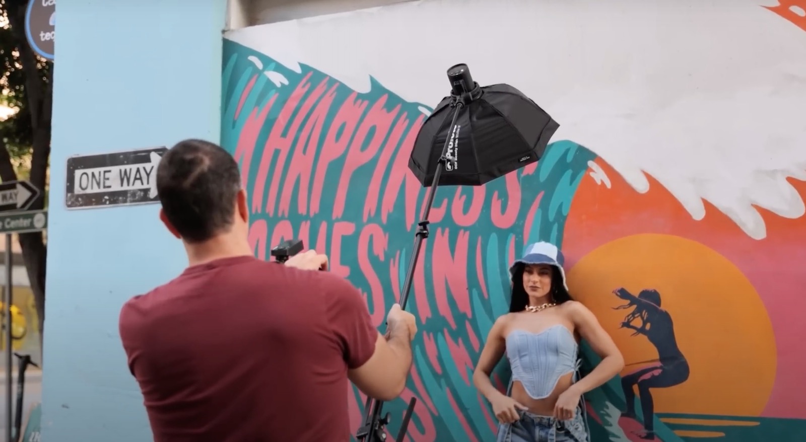 Three Simple and Creative One-Light Street Portrait Lighting Setups