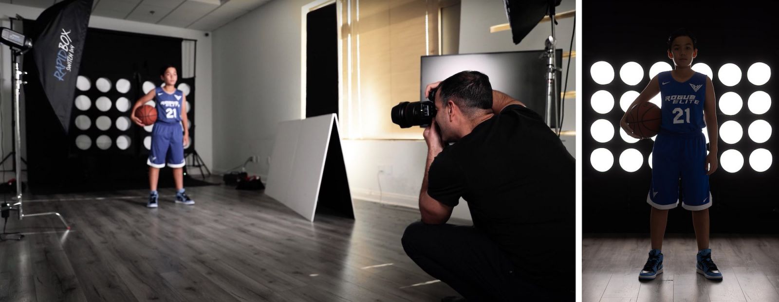 Dynamic 3-Light Sports Portrait Setup
