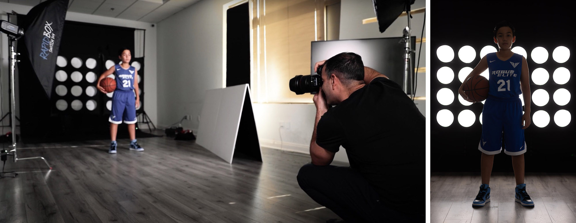 Dynamic 3-Light Sports Portrait Setup