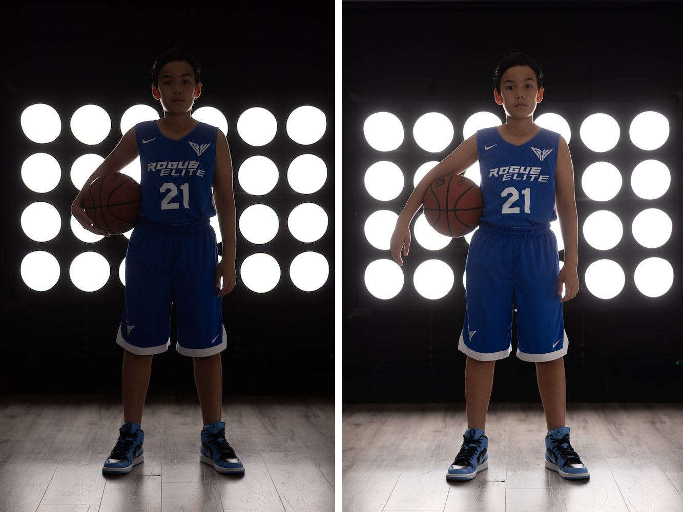 Dynamic 3-Light Sports Portrait Setup