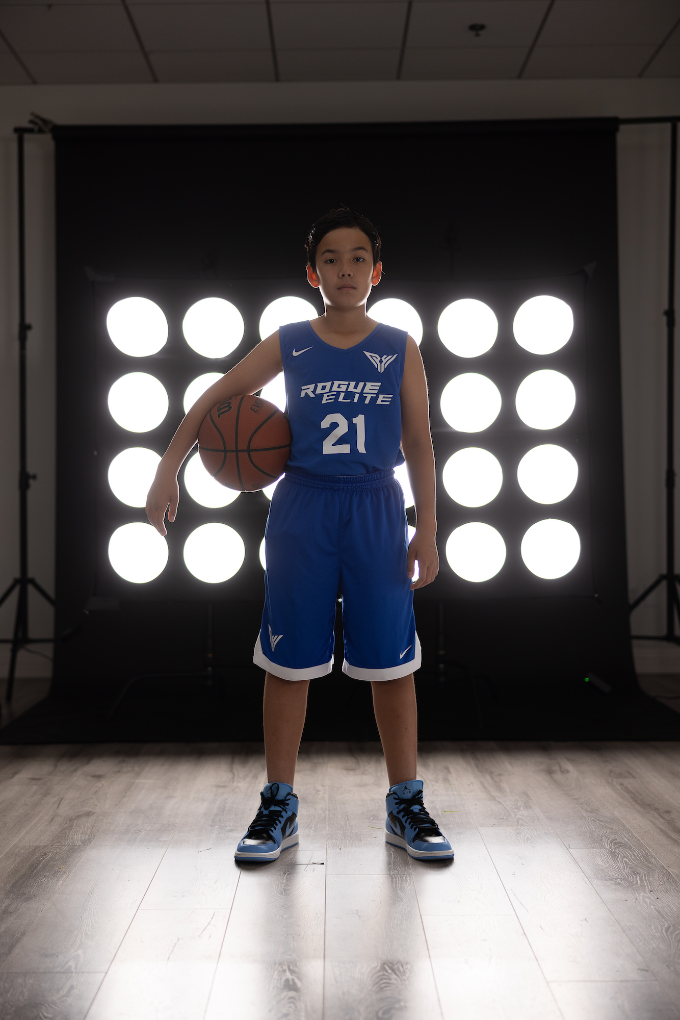 Dynamic 3-Light Sports Portrait Setup