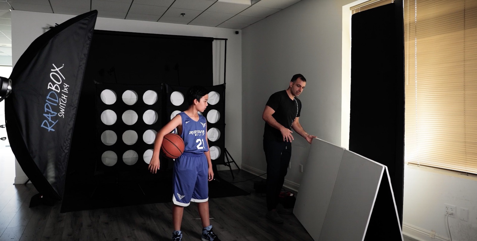 Dynamic 3-Light Sports Portrait Setup